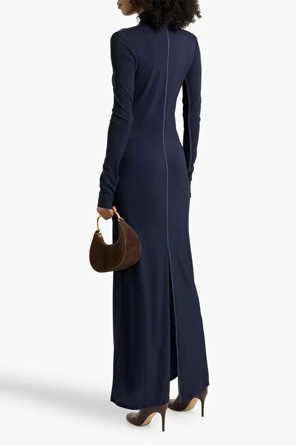 Rag & Bone Elsa Metallic Stretch-jersey Maxi Dress