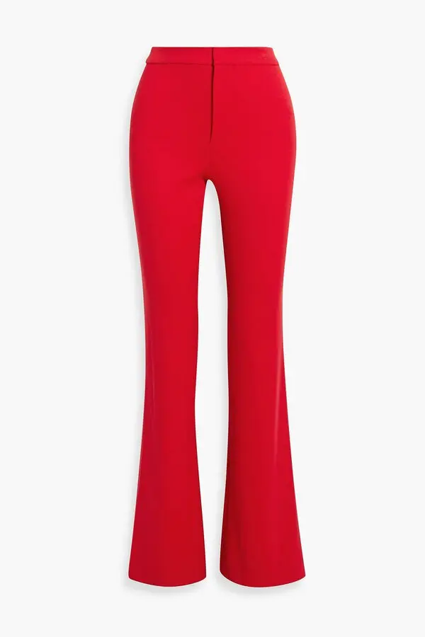 Alice + Olivia Deanna Crepe Bootcut Pants