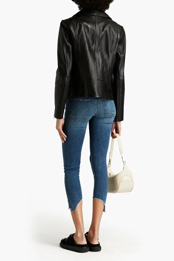 Rag & Bone Mack Leather Biker Jacket
