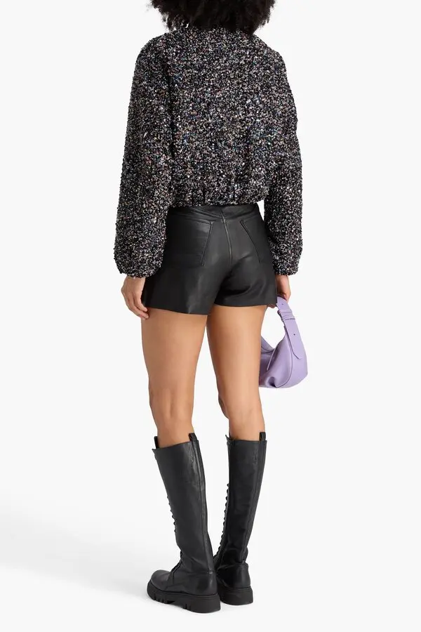 Rag & Bone Sequin-embellished Bouclé Bomber Jacket