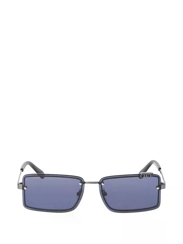 Off-White Tampa Rectangle-frame Sunglasses - Silver