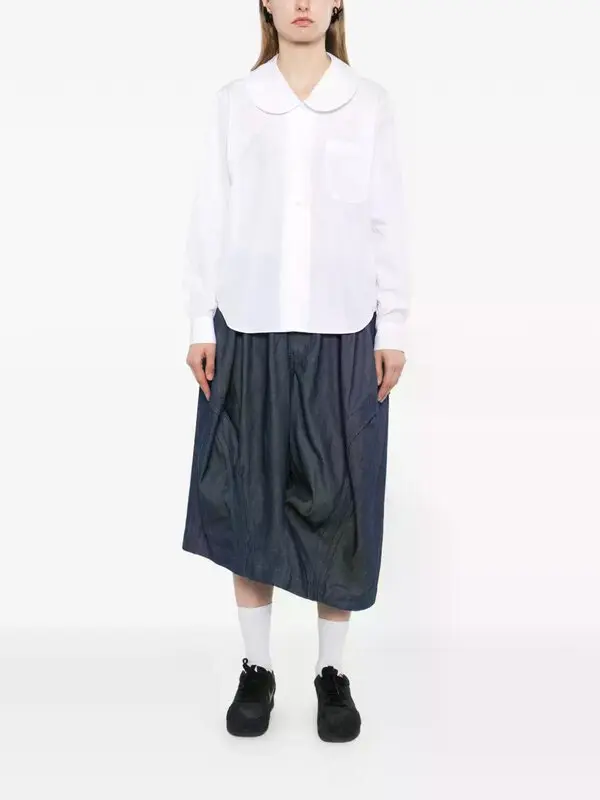 Comme Des Garçons Drop-crotch Denim Trousers