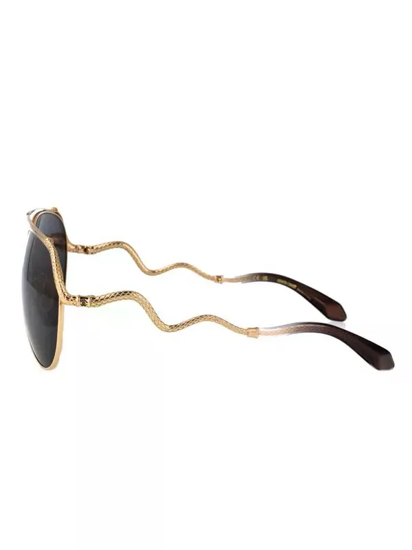 Roberto Cavalli Snake Aviator Sunglasses