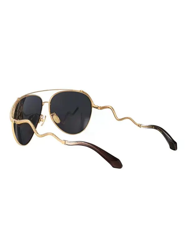 Roberto Cavalli Snake Aviator Sunglasses