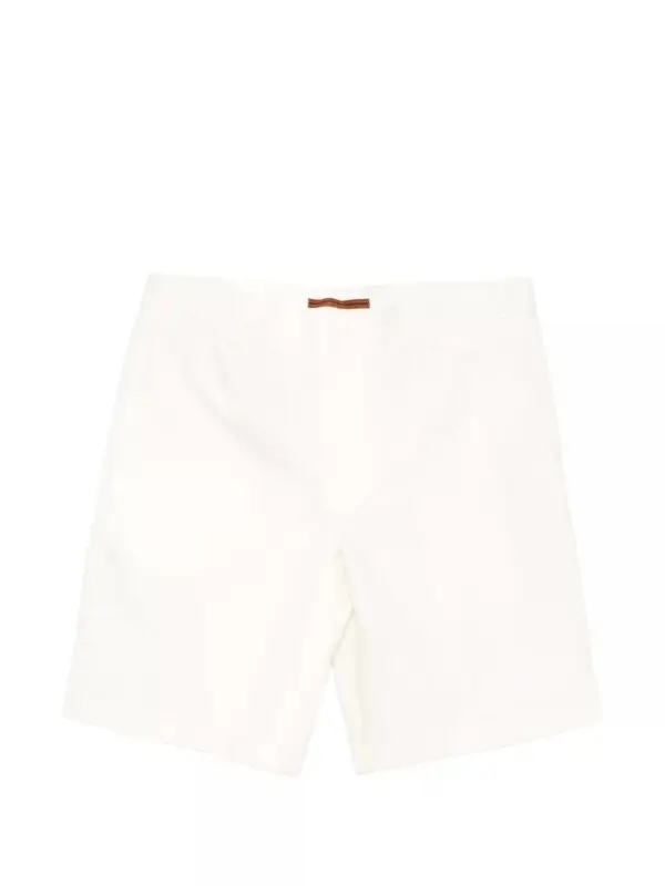 Zegna Pressed-crease Shorts - White