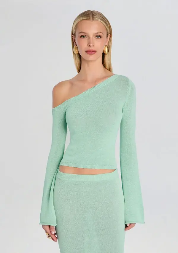 SEROYA Alivia Knit Top - Spearmint