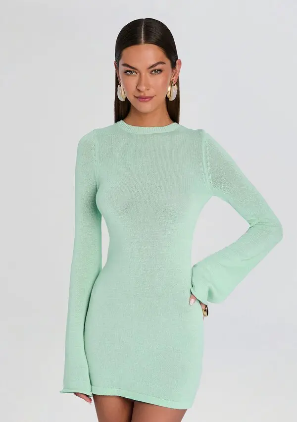 SEROYA Bec Knit Mini Dress