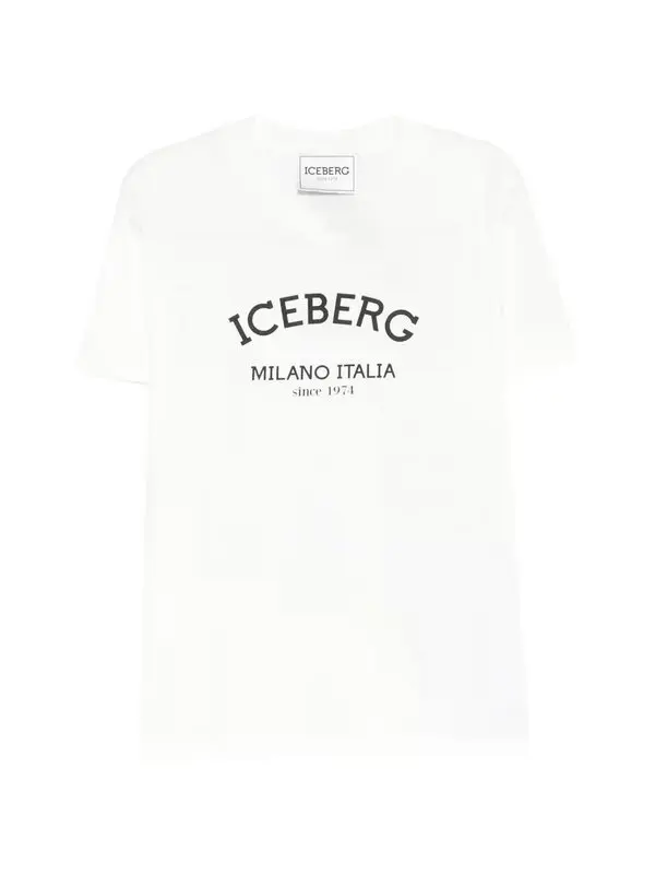 Iceberg Logo-print T-shirt - White