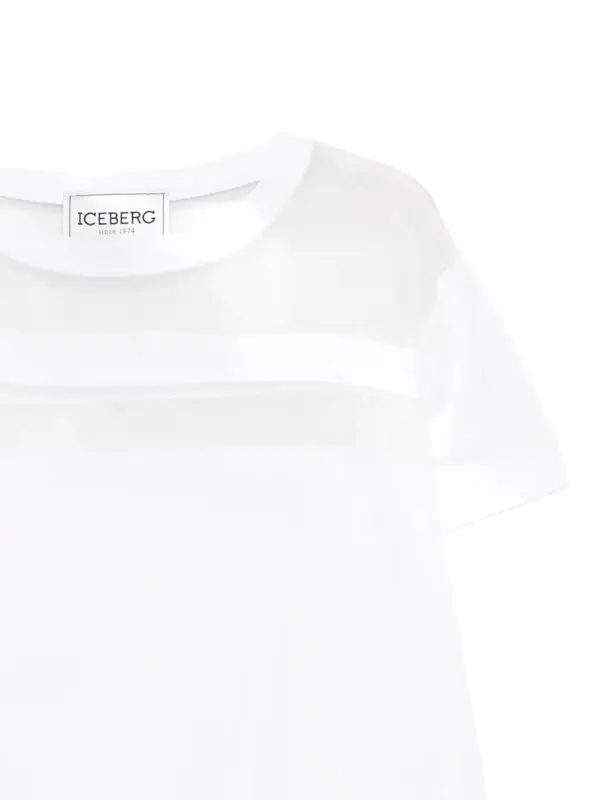 Iceberg Sheer-panel T-shirt