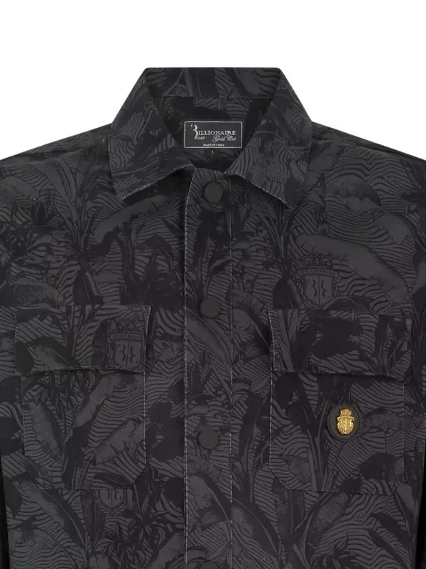 BILLIONAIRE Palm Tree-print Overshirt