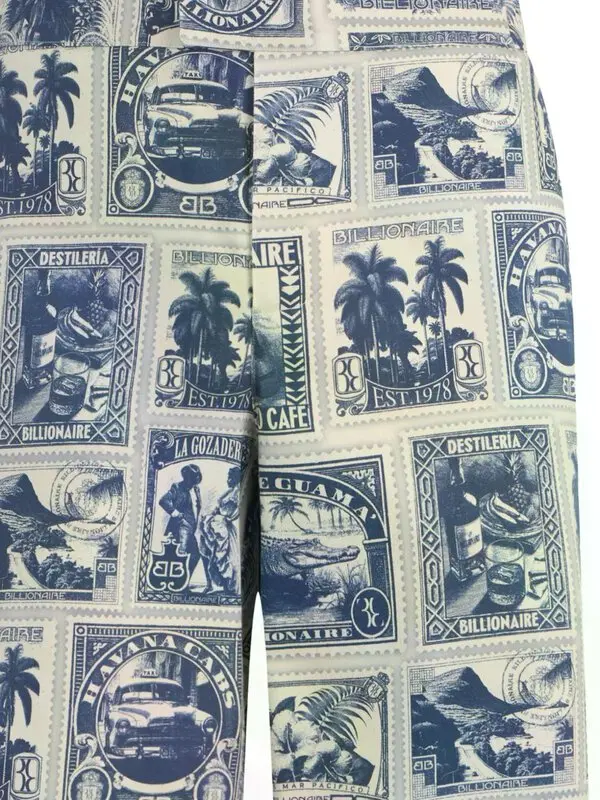 BILLIONAIRE Graphic-print Bermuda Shorts