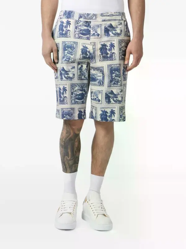 BILLIONAIRE Graphic-print Bermuda Shorts