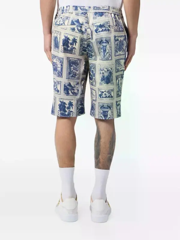BILLIONAIRE Graphic-print Bermuda Shorts