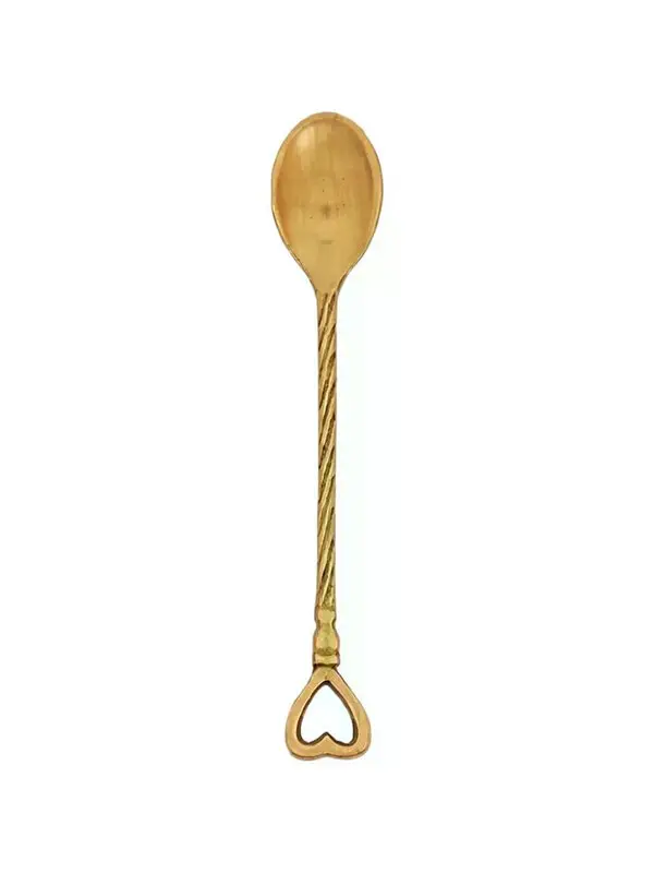 BITOSSI HOME Heart-detail Twisted Coffee Spoons