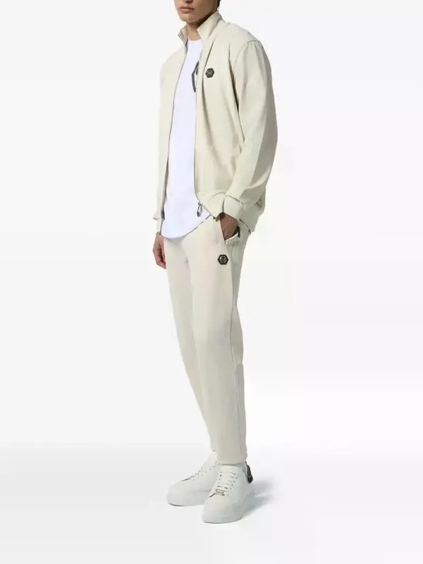 Philipp Plein Racing Club Track Pants - Neutrals