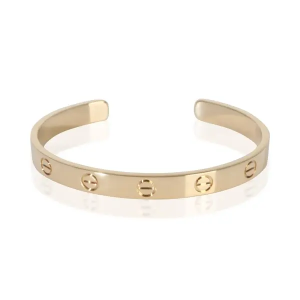 CARTIER Love Cuff Bracelet In Yellow Gold - Yellow_gold