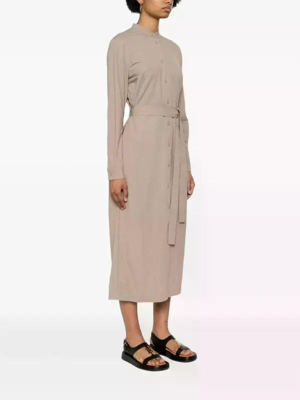 Harris Wharf London Belted Button-front Dress