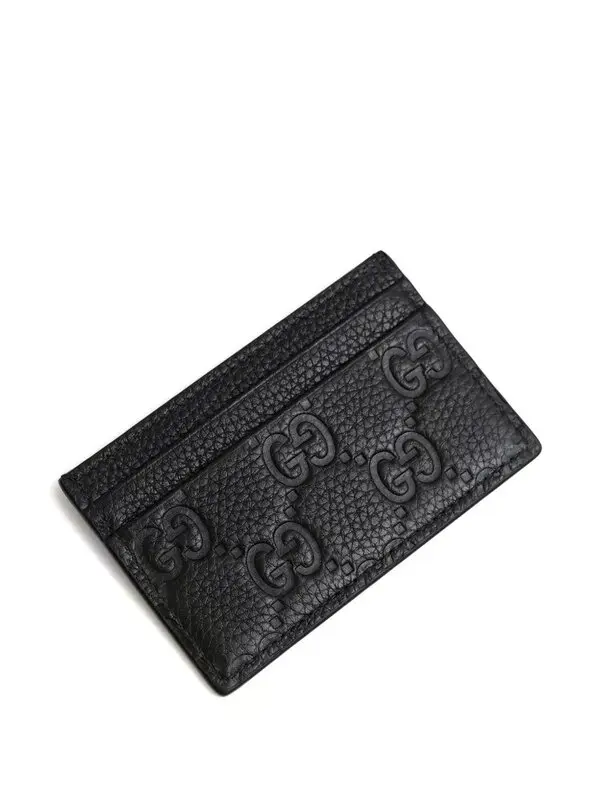 Gucci Gg-debossed Leather Cardholder
