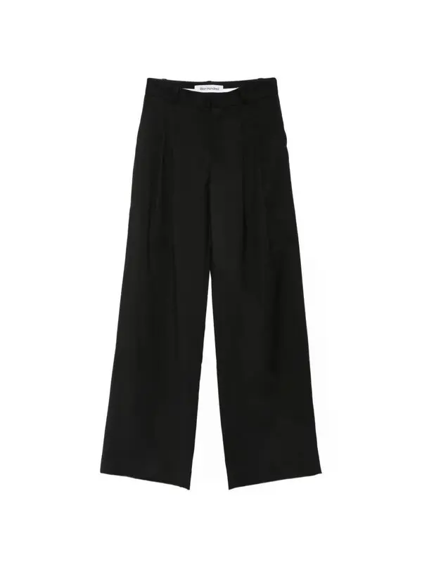 WON HUNDRED Camille Pleated Trousers - Black