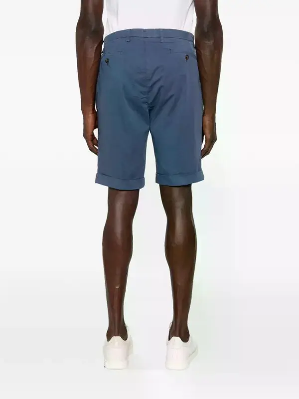 BRIGLIA 1949 Turn-up Hem Shorts - Blue