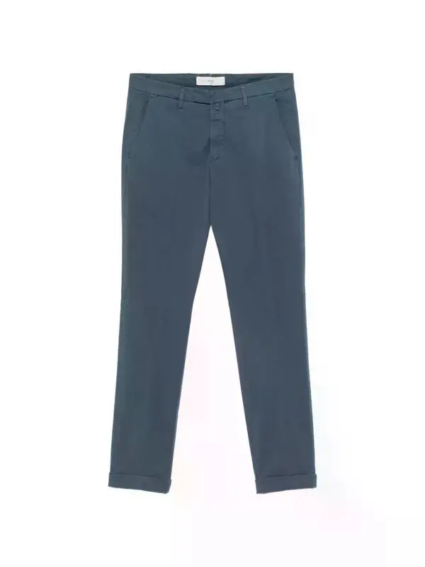 BRIGLIA 1949 Turn-up Trousers - Blue