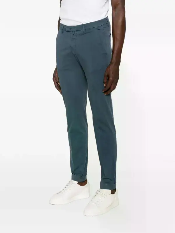 BRIGLIA 1949 Turn-up Trousers - Blue