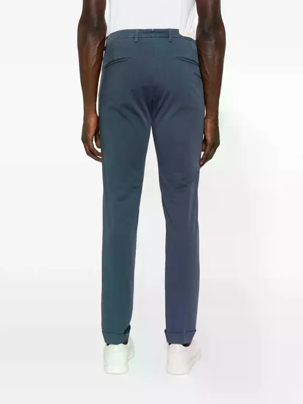 BRIGLIA 1949 Turn-up Trousers - Blue