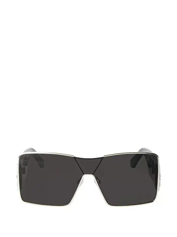 Off-White Aspen Shield-frame Arrows Sunglasses - Silver