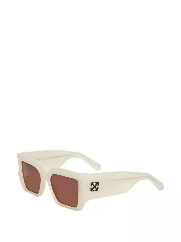 Off-White Dover Square-frame Sunglasses - Neutrals