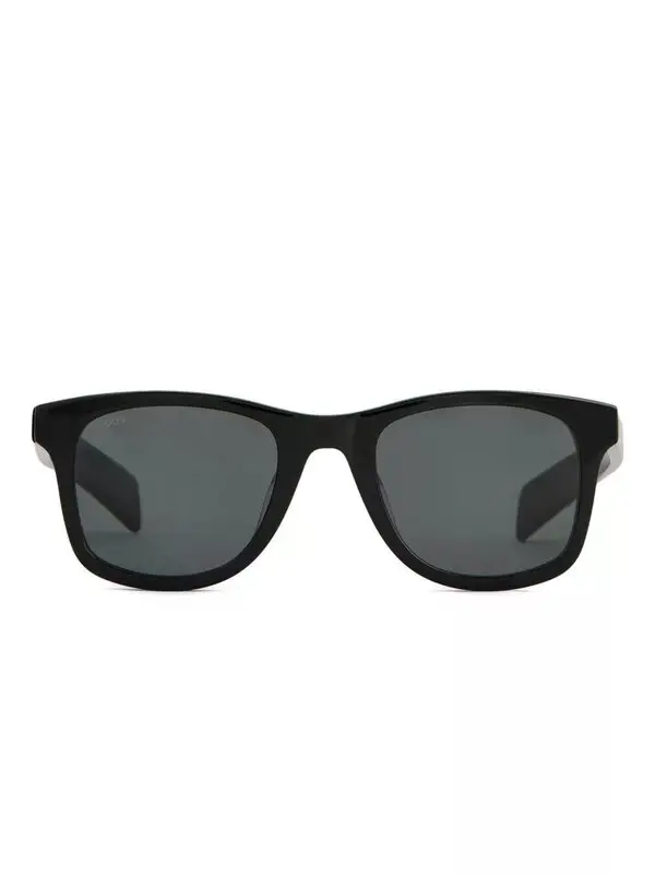 TOD'S Logo Square-frame Sunglasses - Black