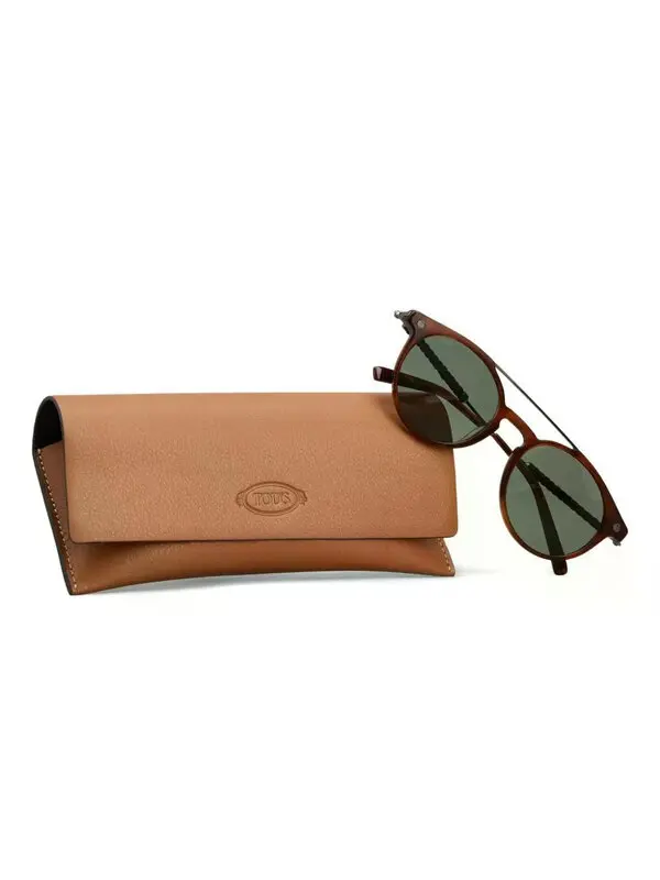 TOD'S Pilot-frame Sunglasses - Brown