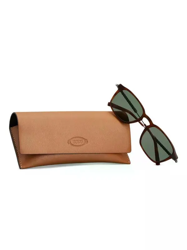 TOD'S Square Frame Sunglasses - Brown