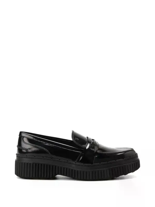 TOD'S Leather Platform Loafers