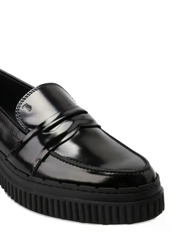 TOD'S Leather Platform Loafers