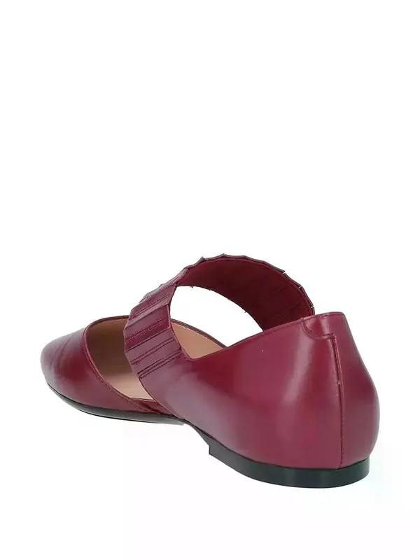 TOD'S Gomma 22b Leather Ballet Flats