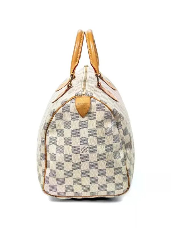 LOUIS VUITTON Speedy Damier Azur Top-handle Handbag - Neutrals