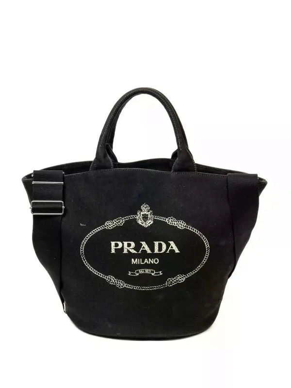 Prada Logo-print Tote Bag