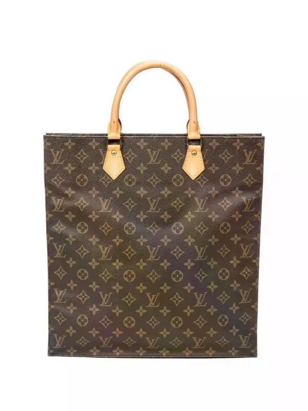 LOUIS VUITTON Monogram Sac Plat Tote Bag