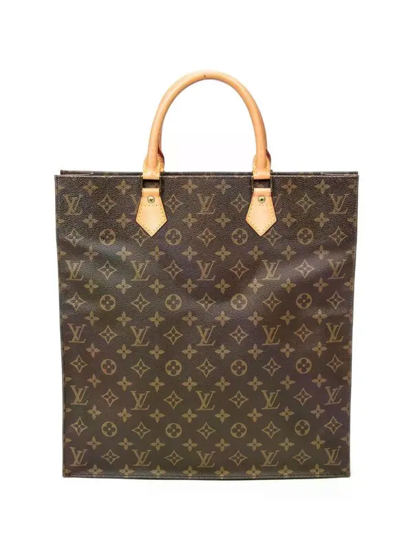 LOUIS VUITTON Monogram Sac Plat Tote Bag
