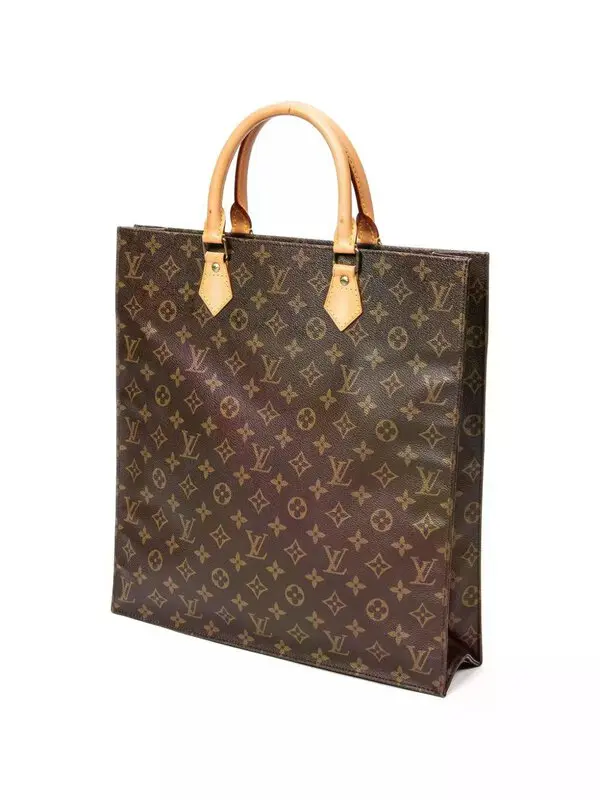 LOUIS VUITTON Monogram Sac Plat Tote Bag