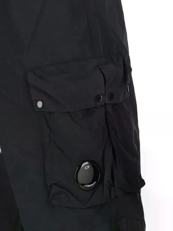 C.P. COMPANY Lens-detail Cargo Swim Shorts - Black