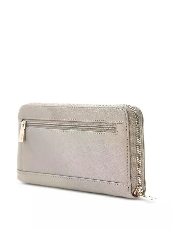 Guess Laurel Triangle-logo Maxi Wallet - Grey
