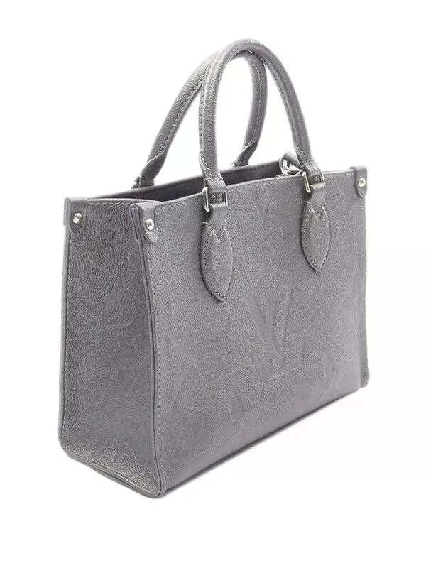 LOUIS VUITTON 2021-2026 Monogram Empreinte Onthego Pm Satchel - Grey