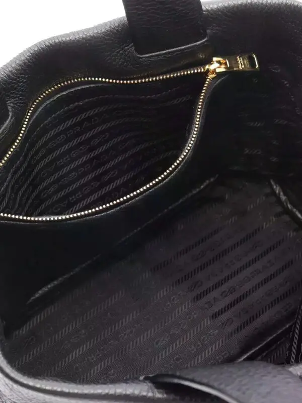 Prada 2013-2026 Vitello Daino Soft Perforated Tote Bag
