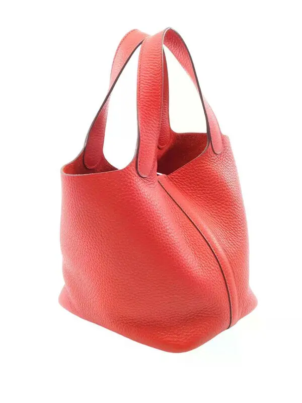 Hermès 2017 Clemence Picotin Lock 18 Handbag - Red