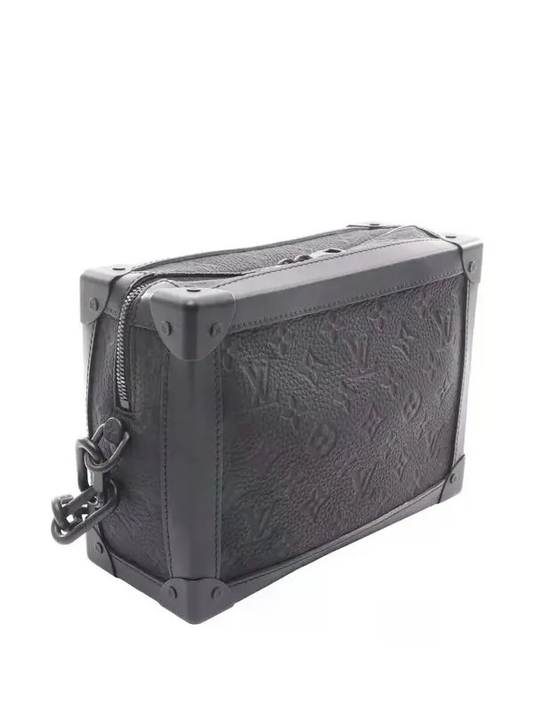 LOUIS VUITTON 2021-2026 Monogram Taurillon Soft Trunk Crossbody Bag - Black