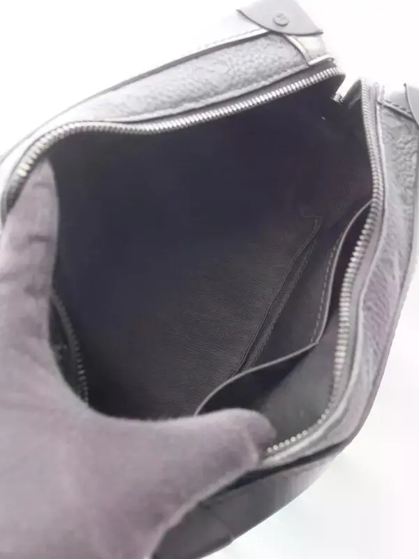 LOUIS VUITTON 2021-2026 Monogram Taurillon Soft Trunk Crossbody Bag - Black