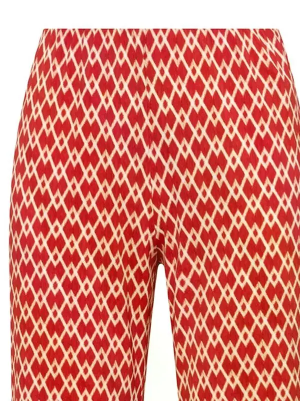 Malìparmi Geometric Print Full Length Trousers