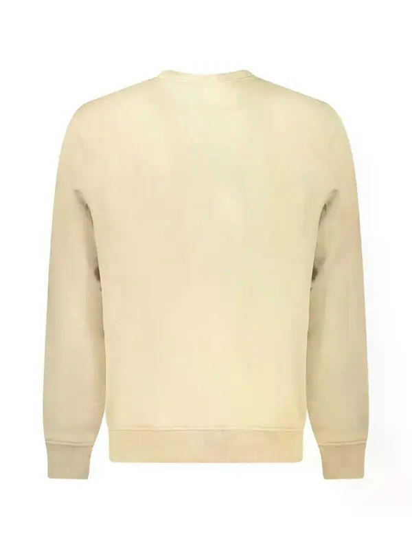 Tommy Hilfiger Logo-patch Crew-neck Sweater - Neutrals