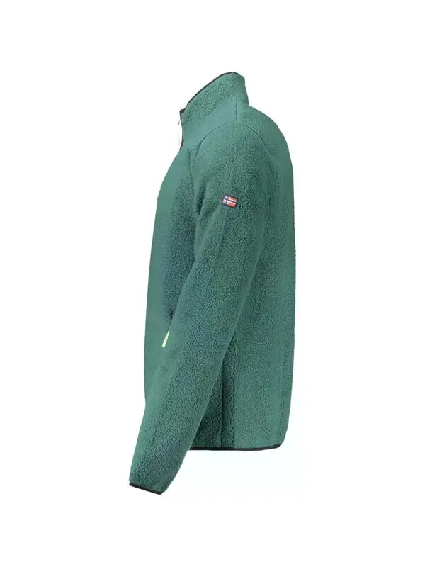 NORWAY 1963 Fleece Zip-up Sweater - Green